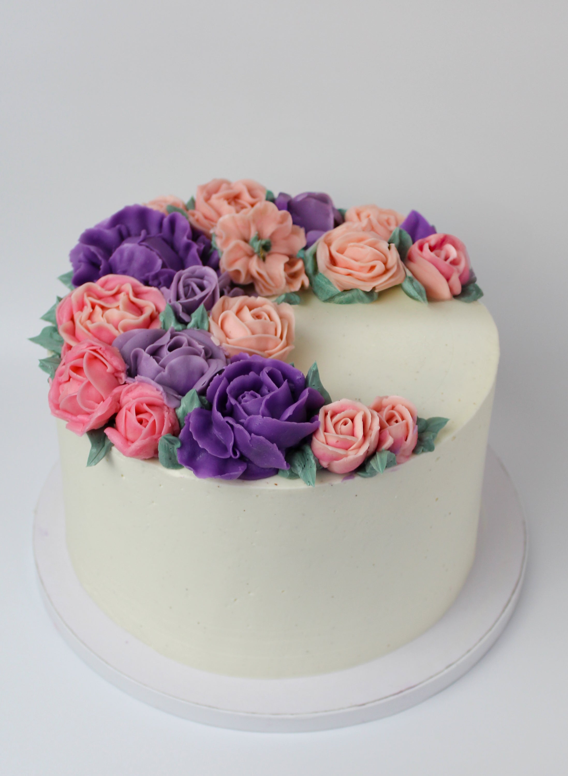 Buttercream Flower Cake | Made By Megan Jayne Bake Shop